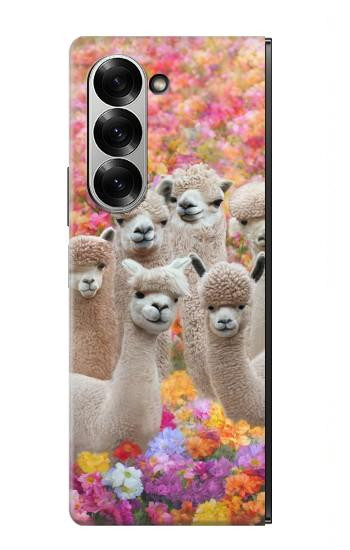 S3916 アルパカファミリー ベビーアルパカ Alpaca Family Baby Alpaca Samsung Galaxy Z Fold ...