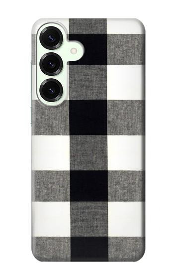 S2842 ブラックとホワイトバッファローチェック柄 Black and White Buffalo Check Pattern ...