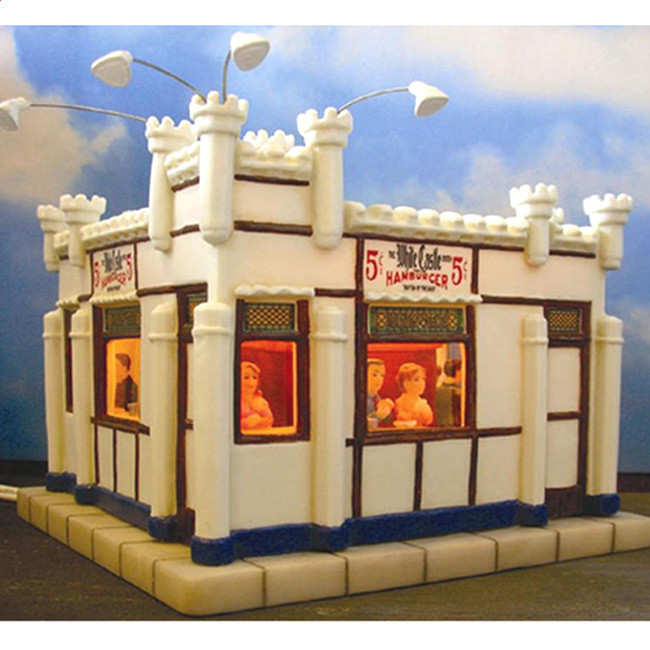 Dennys Classic Diner Porcelain Building 2006 - My Little Town