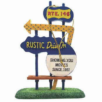 Rustic Drive-In ornament - My Little Town