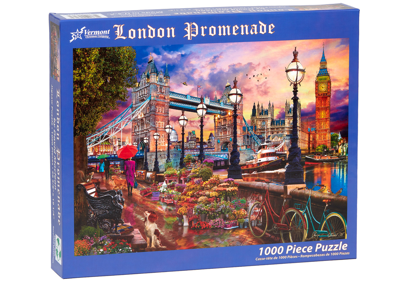 VC1201 | London Promenade Jigsaw Puzzle - 1000 PC - Vermont Christmas ...