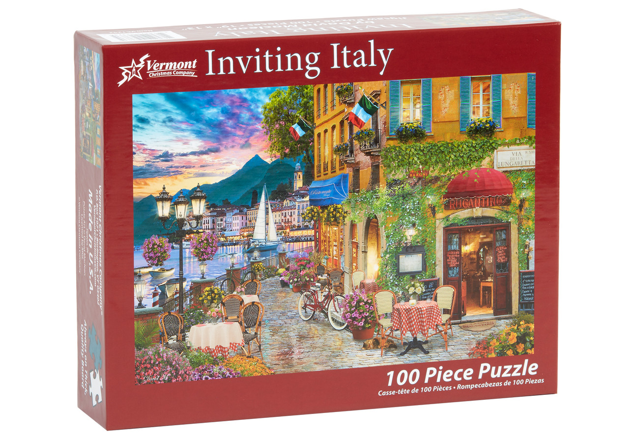 VC1242 | Inviting Italy Jigsaw Puzzle - 100 PC - Vermont Christmas Company