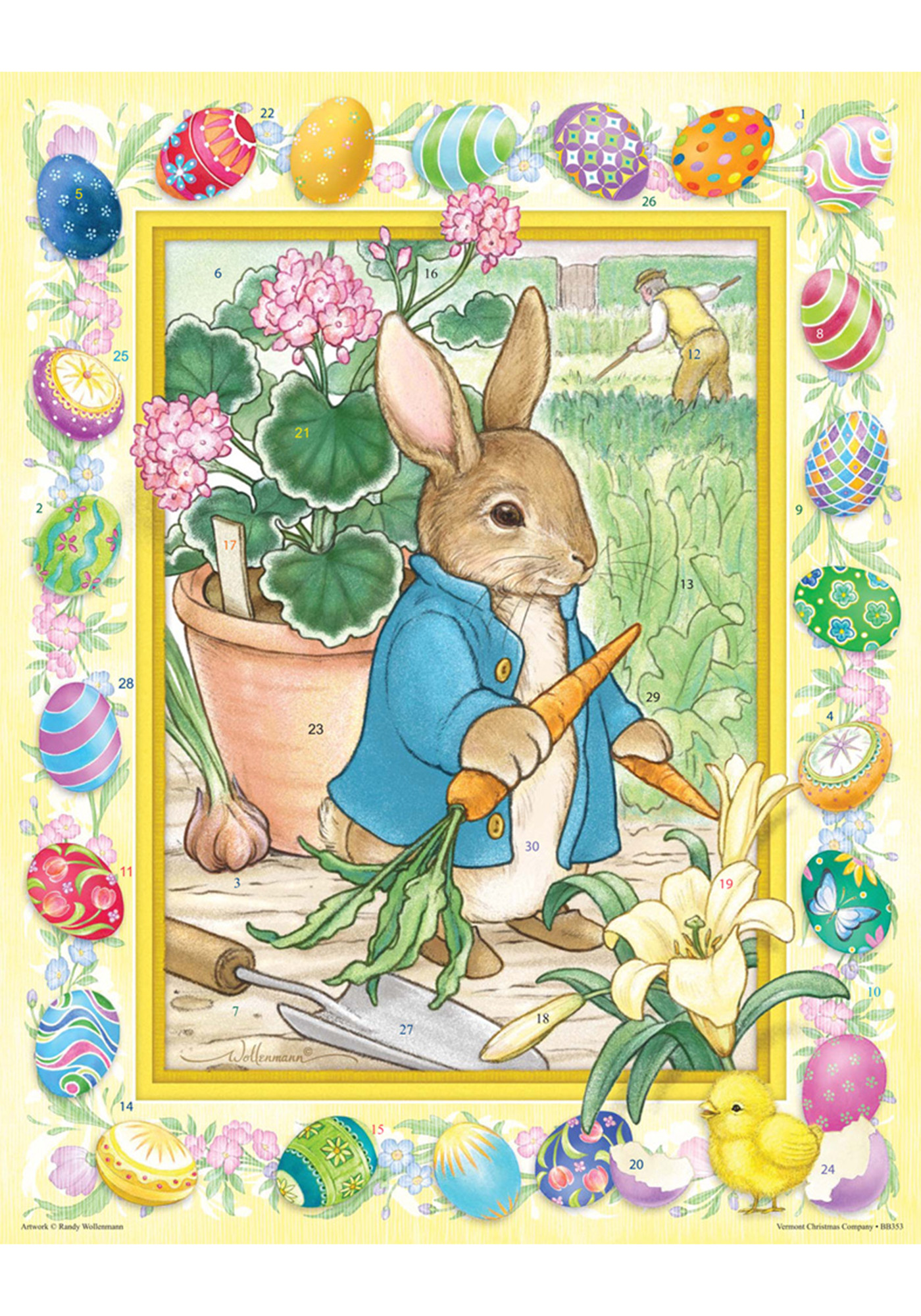 BB353 | Easter Bunny Countdown Calendar - Vermont Christmas Company