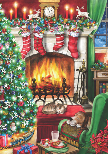 VC1089 | Cozy Christmas Jigsaw Puzzle - 550 PC - Vermont Christmas Company