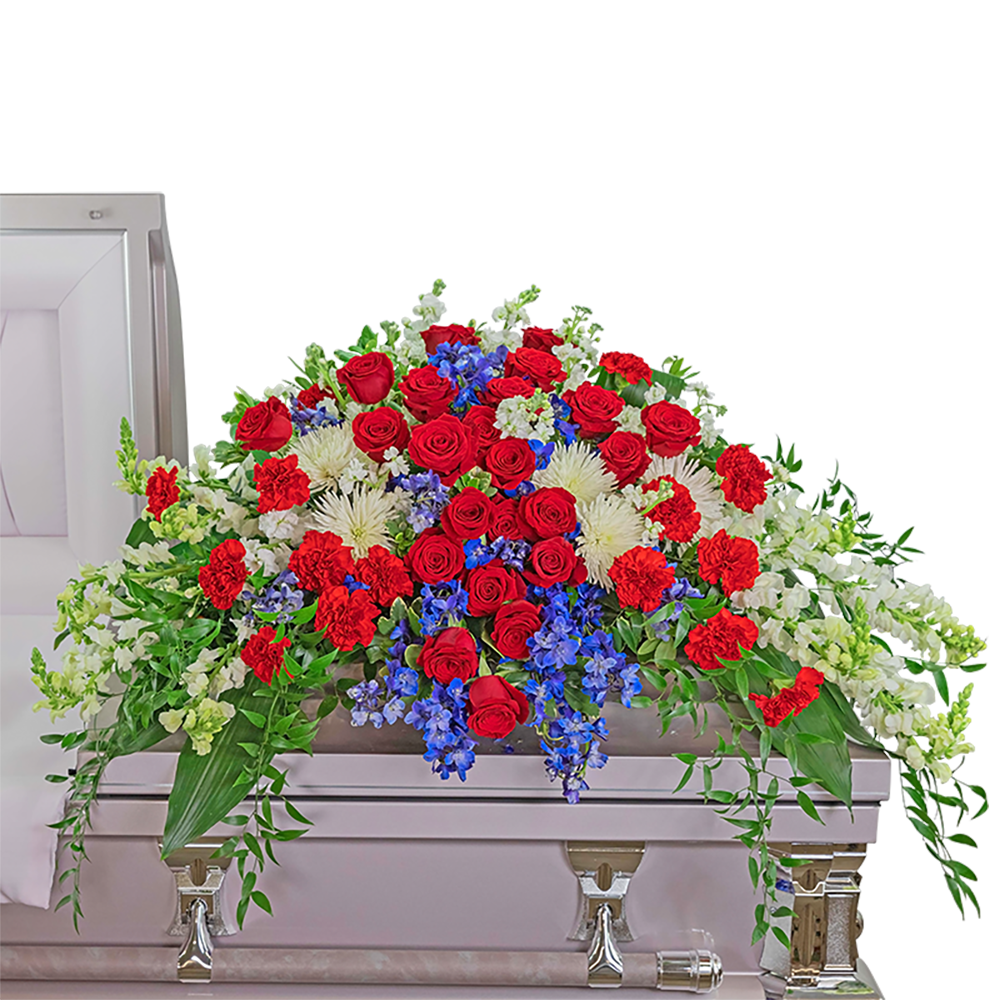 Valiant Honor Casket Spray - Abbott Florist