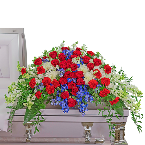 Valiant Honor Casket Spray - Abbott Florist