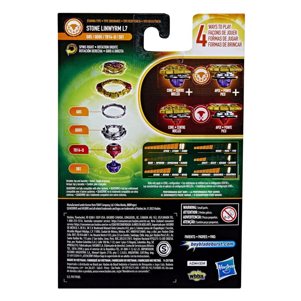 HASBRO Vanish Fafnir F7 Burst DB QuadDrive Beyblade F3966 - BeysAndBricks