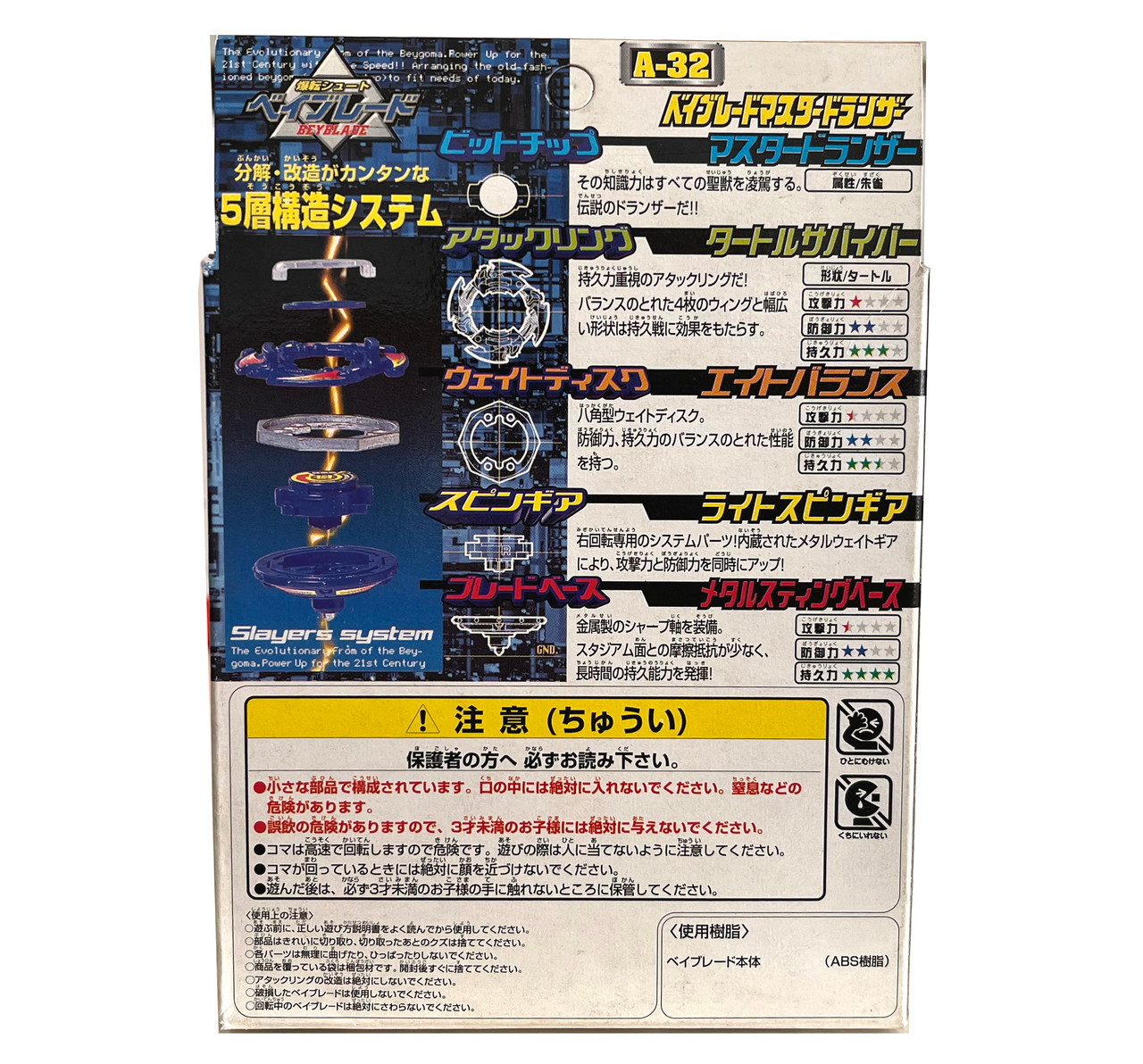 TAKARA Master Dranzer Original Series Spin Gear Beyblade A-32 ...