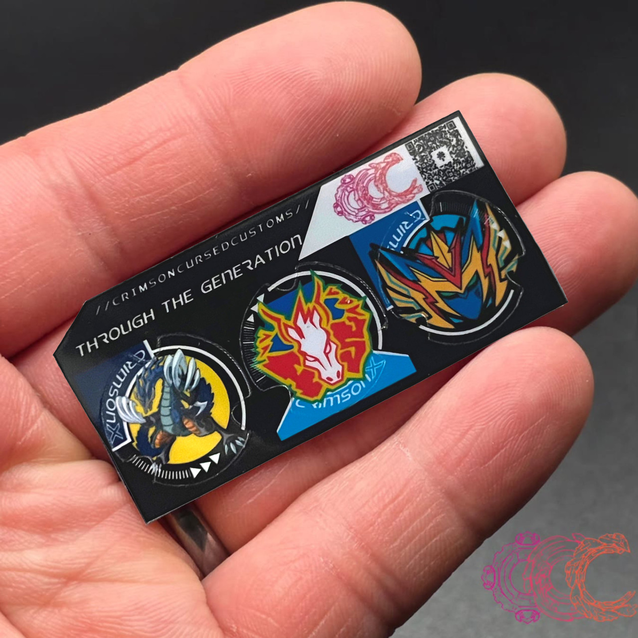 Beyblade X Overlay Stickers: Pegasus, Dragoon & Valkyrie (Custom Made ...