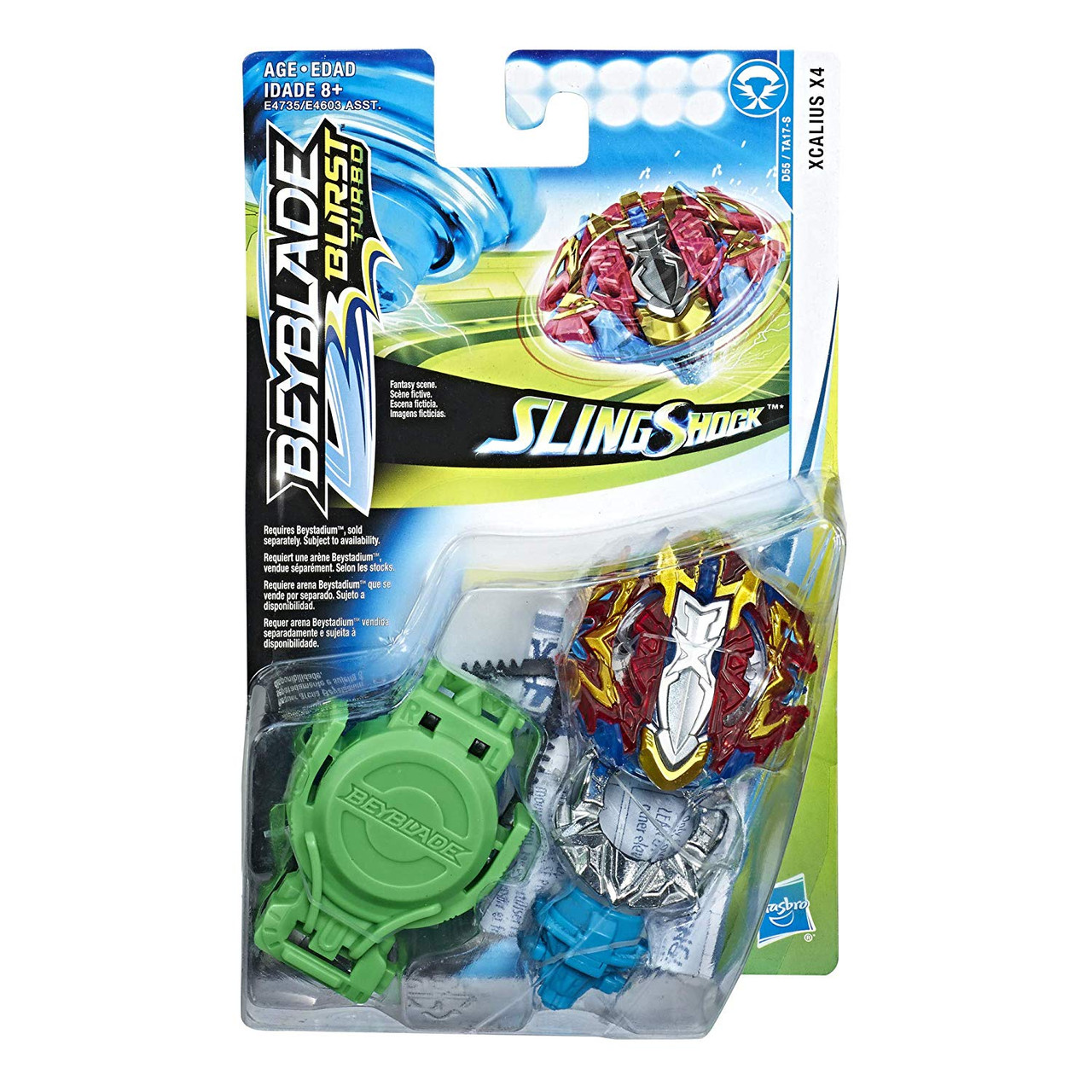 HASBRO Breaker Xcalius X4 / Buster Xcalibur Burst Turbo SlingShock ...