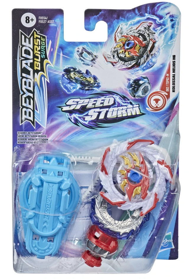 HASBRO Jormuntor J6 & Evo Helios Blazebringer Beyblade Burst Surge Dual ...
