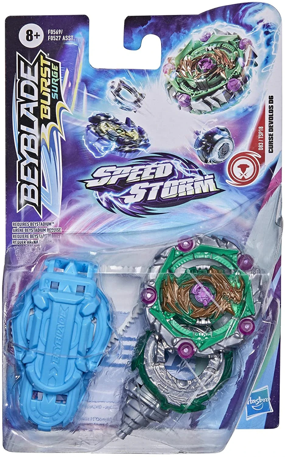 HASBRO Master Devolos Burst Surge PRO SERIES Beyblade F4548 - BeysAndBricks