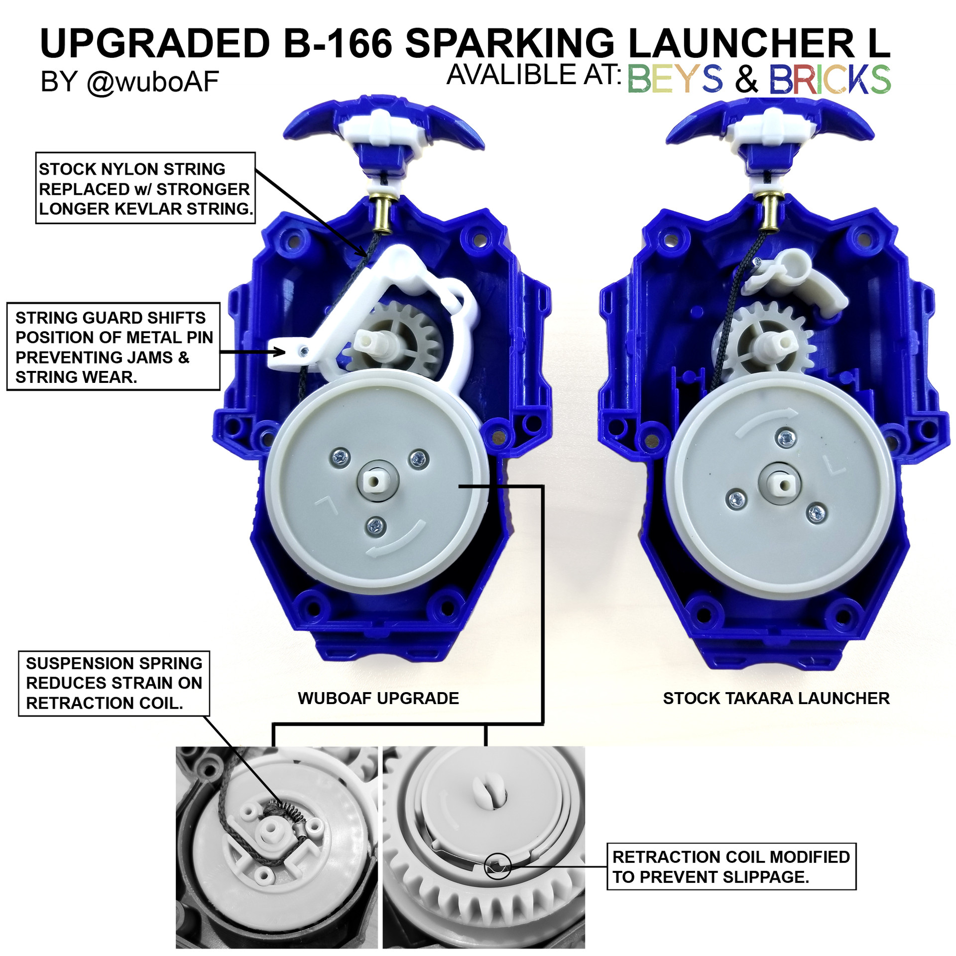 BEYBLADE LAUNCHERS RIPPERS GRIPS & ACCESSORIES FOR SALE at ...