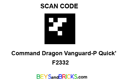 HASBRO Command Dragon Vanguard-P Quick' Burst Surge PRO SERIES Beyblade ...