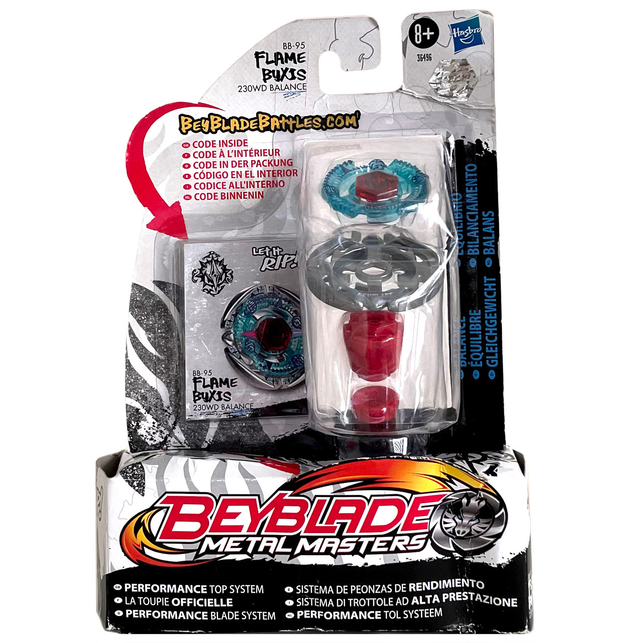 HASBRO Evil Befall / Killer Beafowl UW145EWD Metal Masters Beyblade BB ...