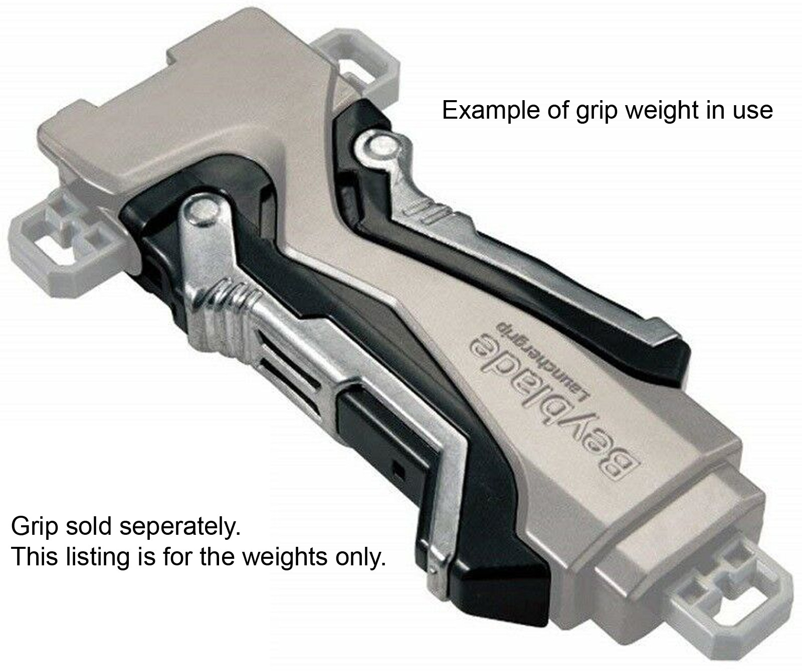 TAKARA TOMY Beyblade Burst Gunmetal Launcher Grip B-109 - BeysAndBricks