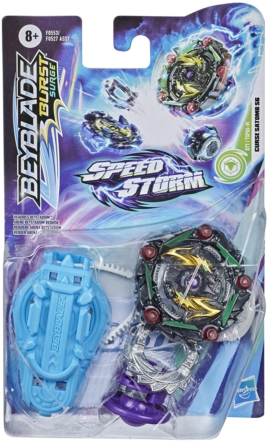 HASBRO Curse Satomb S6 Burst Surge SpeedStorm Beyblade F0553 ...