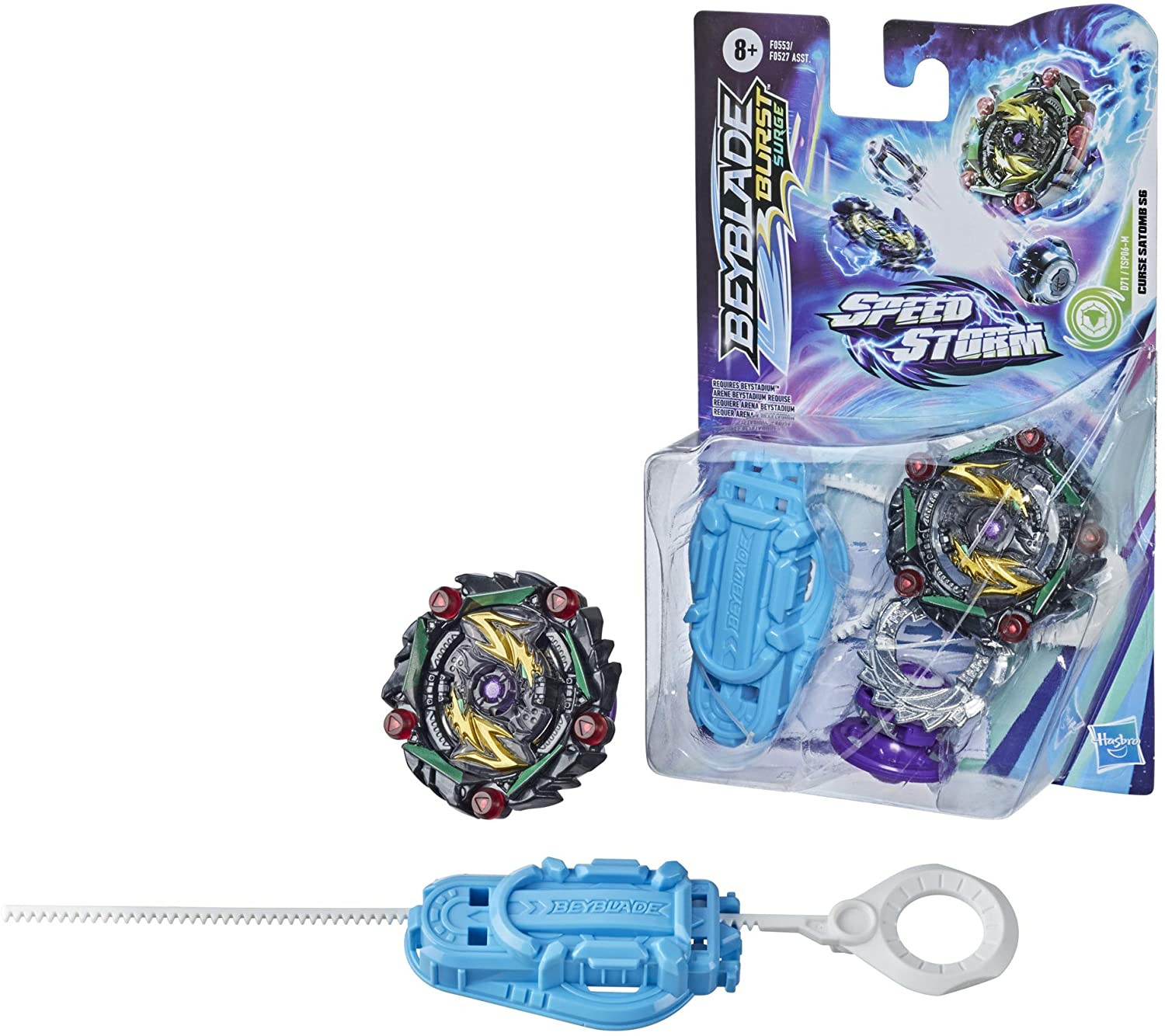HASBRO Curse Satomb S6 Burst Surge SpeedStorm Beyblade F0553 ...
