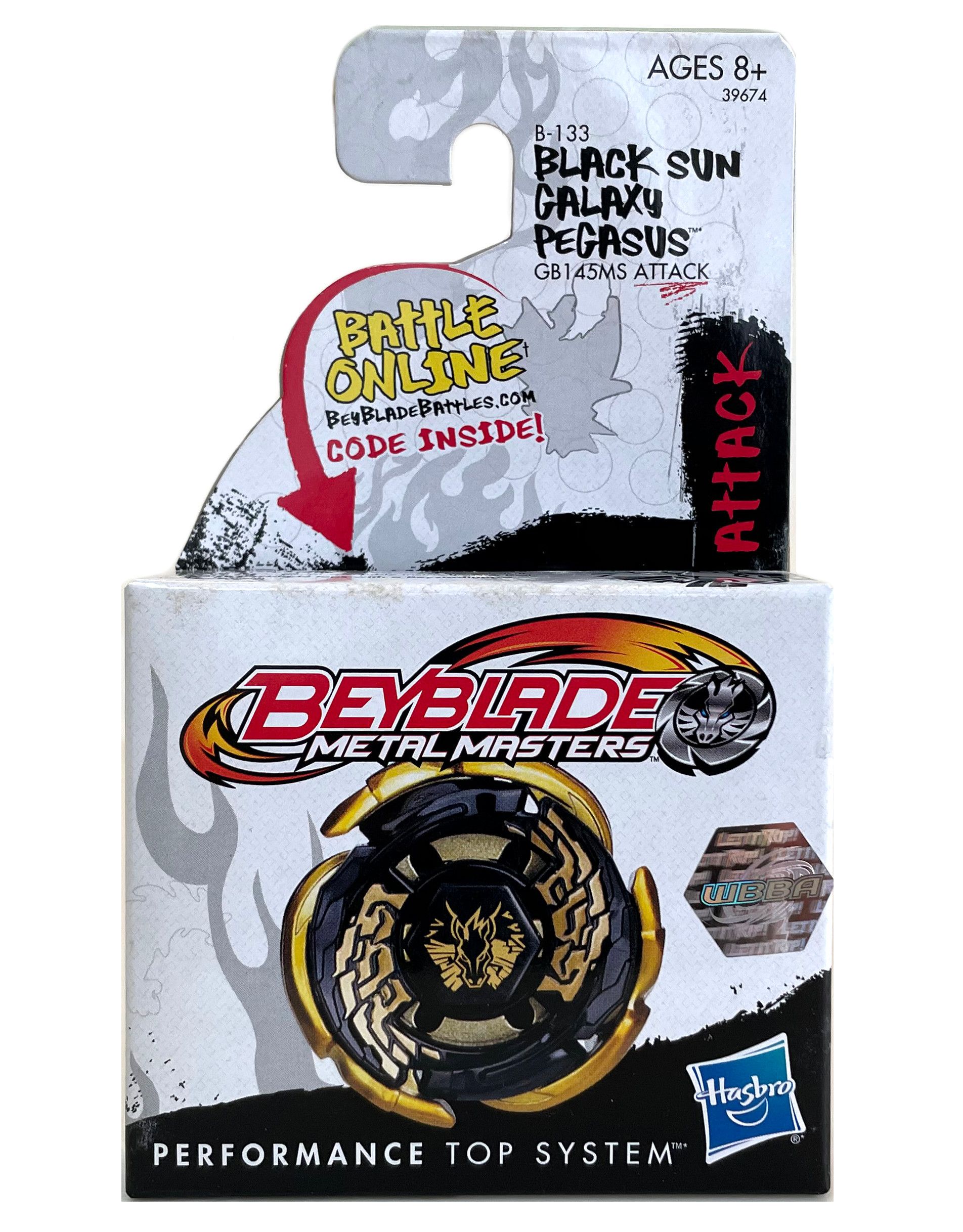 HASBRO Black Sun Gold Galaxy Pegasus / Pegasis GB145MS Metal Masters ...