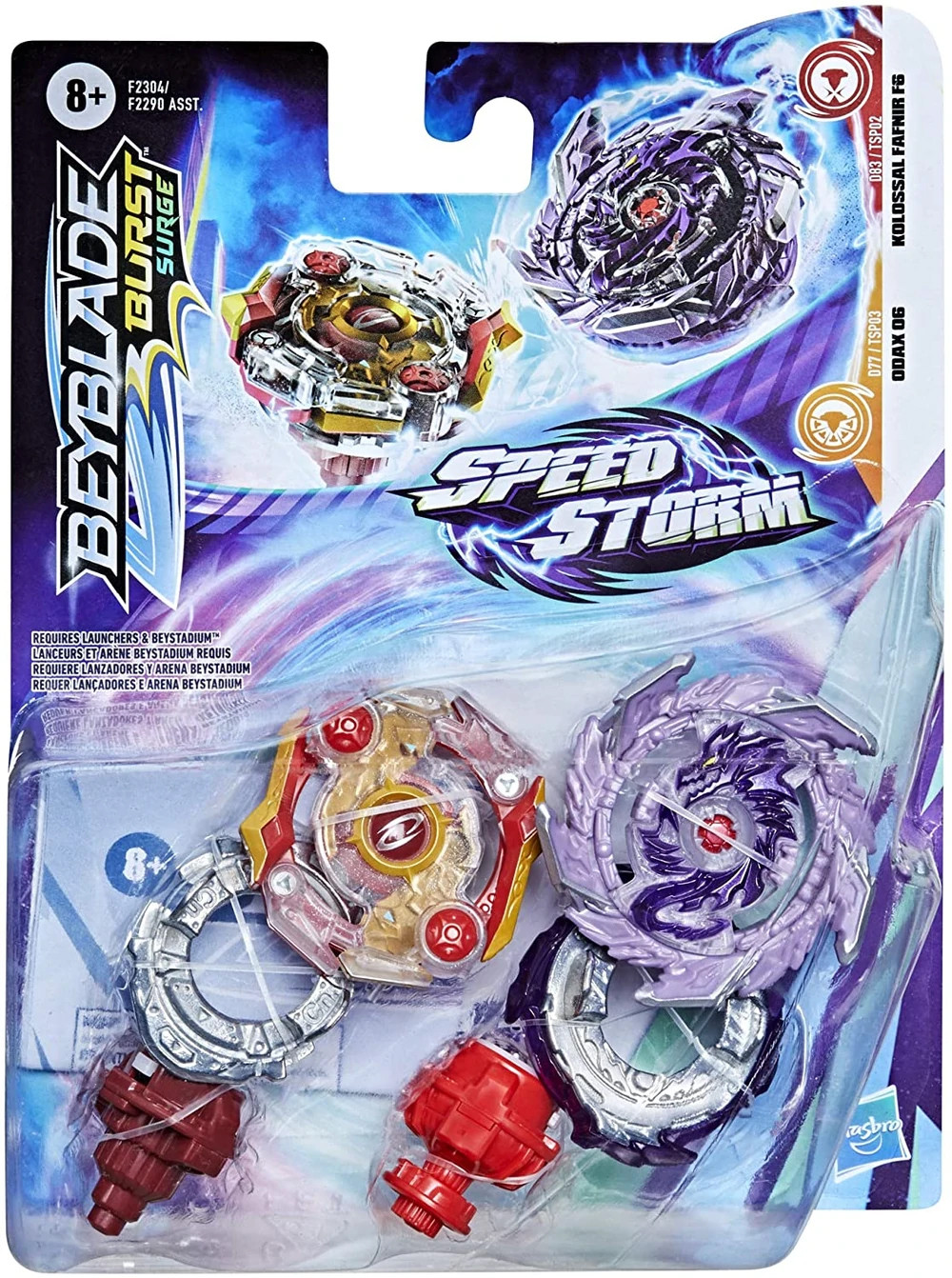 HASBRO Mirage Fafnir F6 Burst Surge SpeedStorm Beyblade F0565 ...