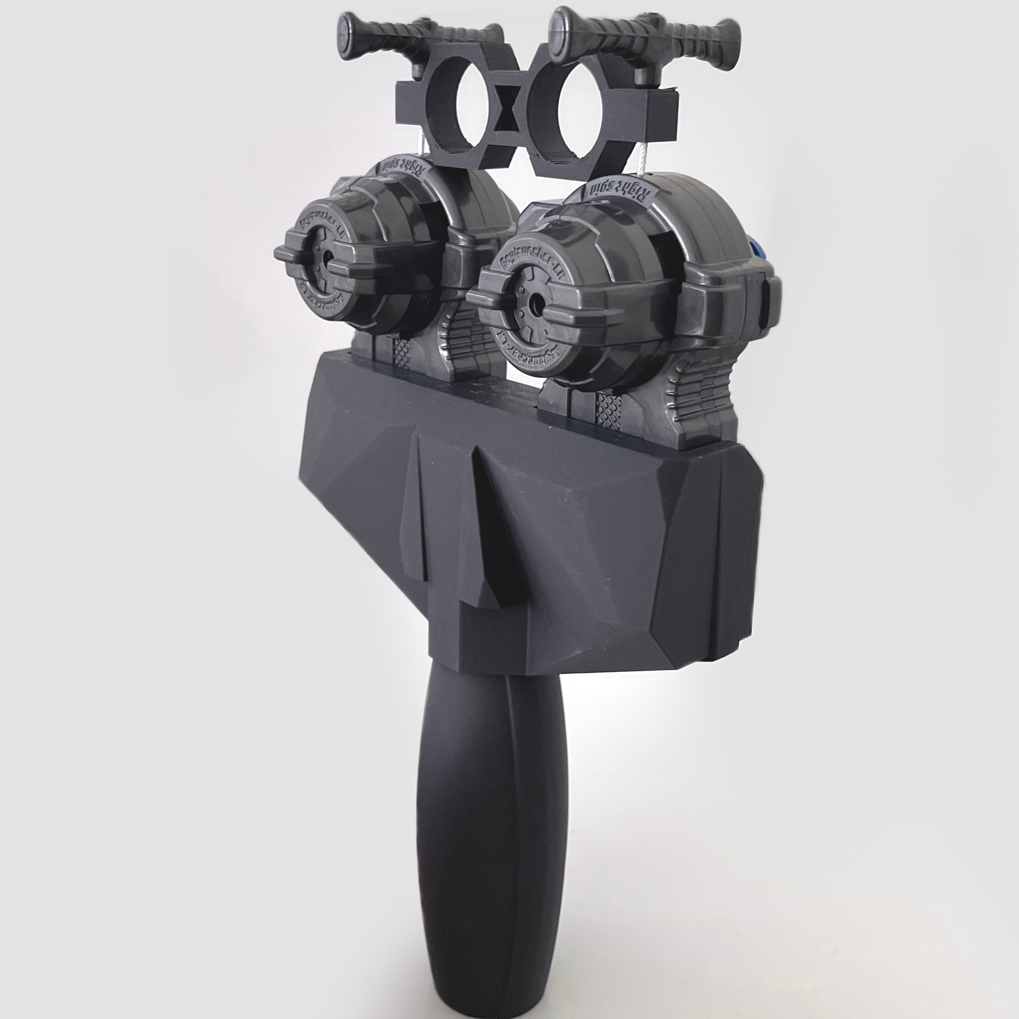 Custom Dual Metal Fusion Launcher Grip - LAUNCH 2 BEYS AT ONCE ...