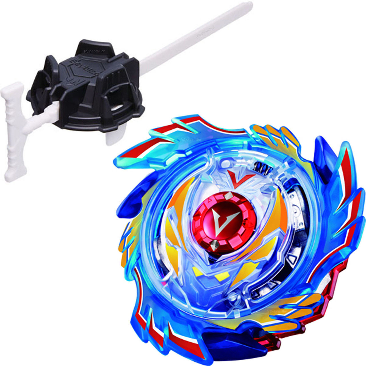 TAKARA TOMY Victory Valkyrie .B.V Burst Beyblade Starter w/ Launcher B ...