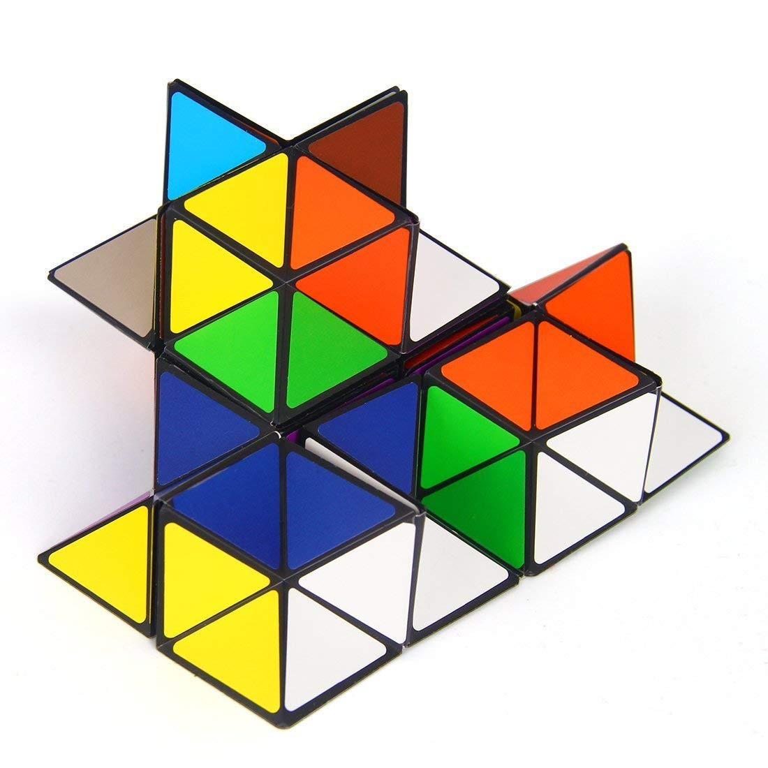 Transforming Geometric Magic Star Puzzle Speed Cube / Skewb - BeysAndBricks