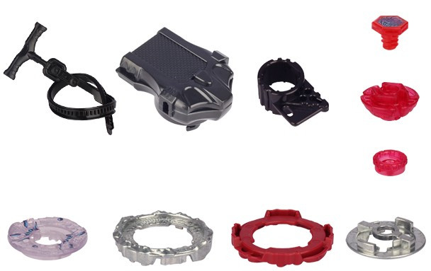 Fusion Hades / Firefuse Darkhelm AD145SWD Metal Fury Beyblade Starter ...