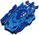 BLUE B-119 BeyLauncher LR Beyblade BURST String Launcher Ripper ...