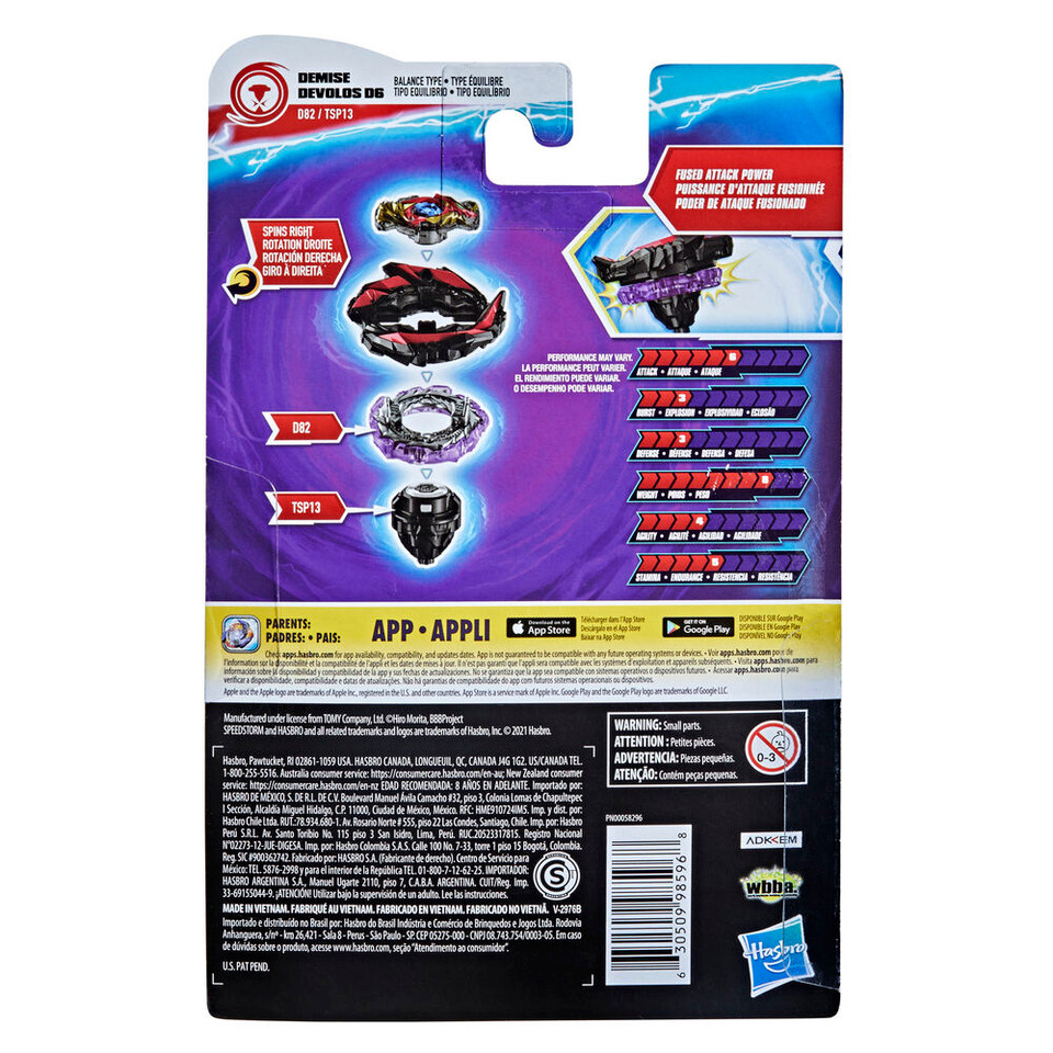 HASBRO Master Devolos Burst Surge PRO SERIES Beyblade F4548 - BeysAndBricks