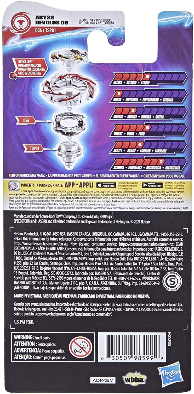 HASBRO Master Devolos Burst Surge PRO SERIES Beyblade F4548 - BeysAndBricks