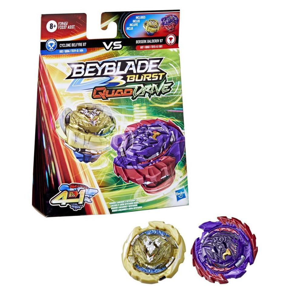 HASBRO Destruction Belfyre B7 Burst DB QuadDrive Beyblade F4068 ...