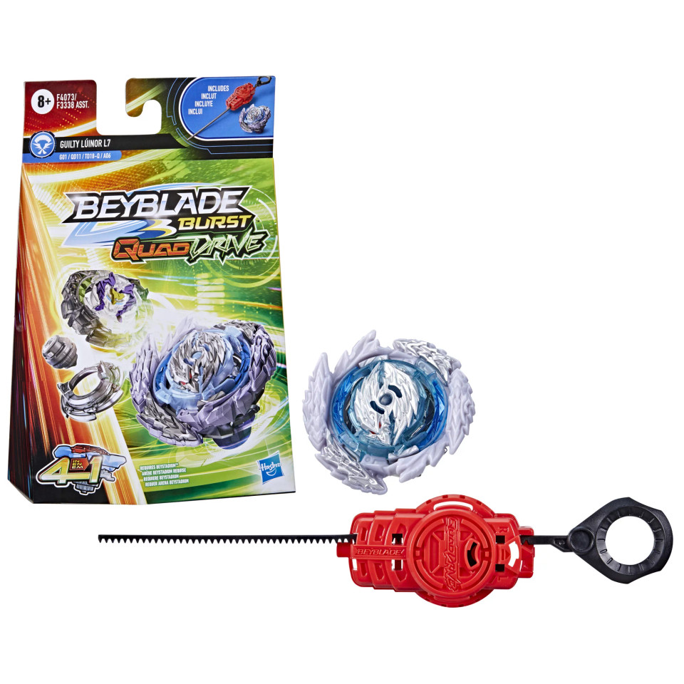 HASBRO Guilty Luinor L7 Burst DB QuadDrive Beyblade F4073 - BeysAndBricks