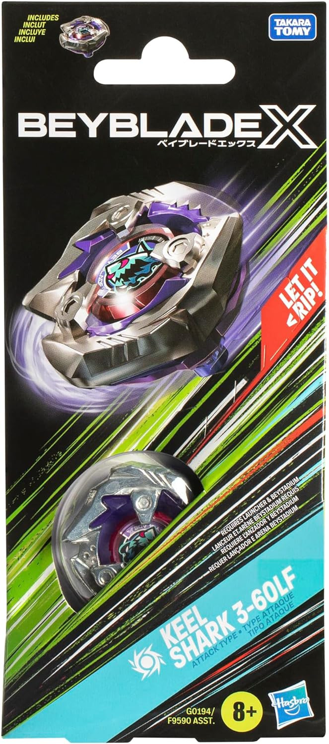 TAKARA TOMY Beyblade X Shark Edge 3-60LF (Prize) BX-14 01 - BeysAndBricks