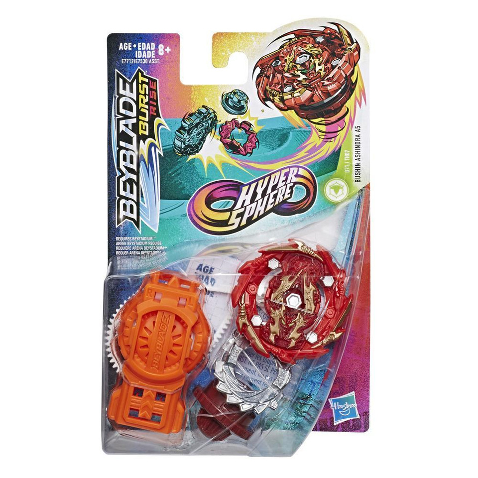 HASBRO Bushin Ashindra A5 / Ashura Burst Rise HyperSphere Beyblade ...