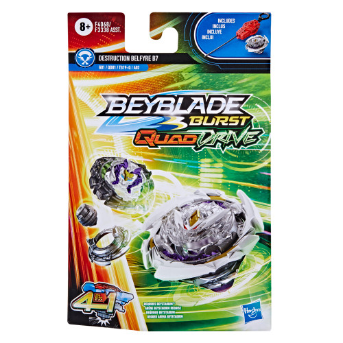 HASBRO Destruction Belfyre B7 Burst DB QuadDrive Beyblade F4068 ...