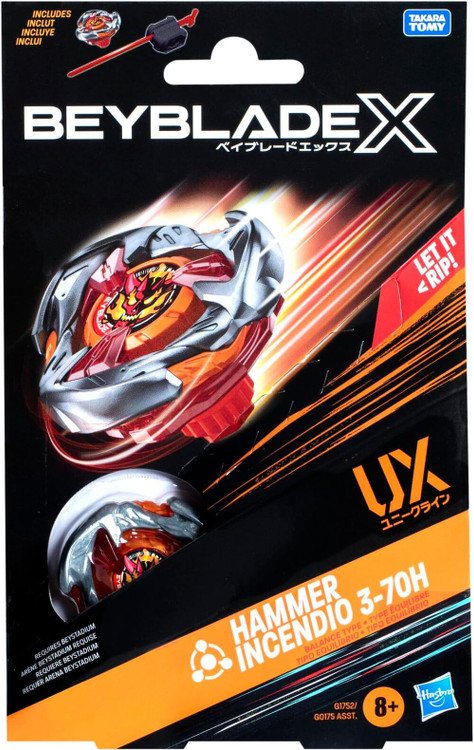 HASBRO Hells Hammer Incendio 3-70H Beyblade X Starter - BeysAndBricks