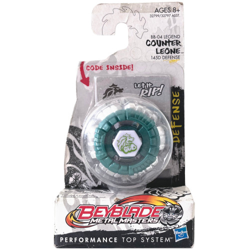 HASBRO Counter Leone 145D Metal Masters Beyblade BB -04 Legend ...