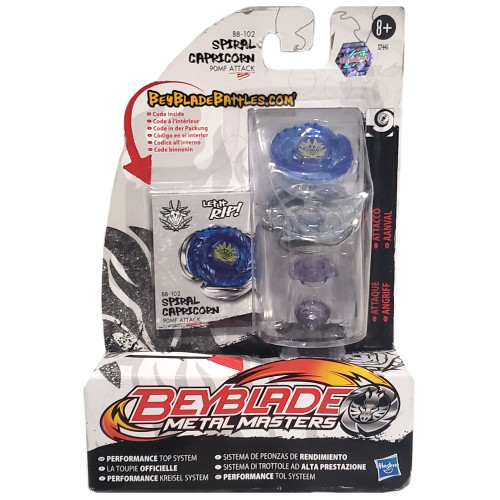 HASBRO Spiral Capricorn / Screw Capricorne 90MF Metal Masters Beyblade ...