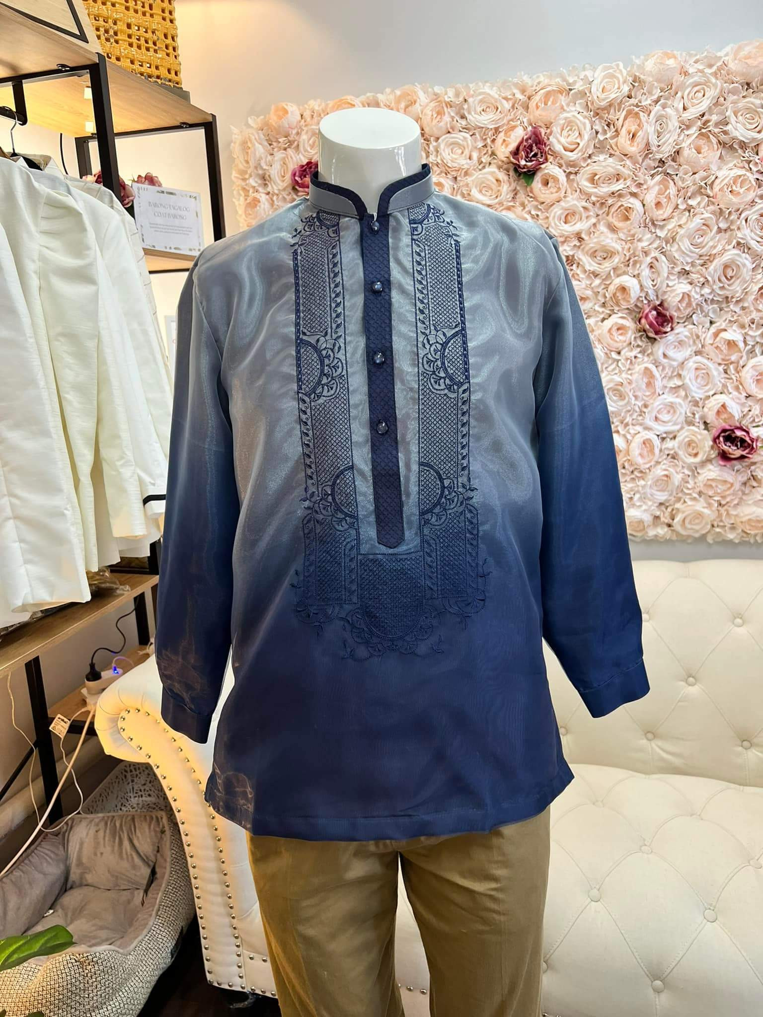 Men's - Colored Barong Tagalog - Page 1 - Barong At Bestida Australia