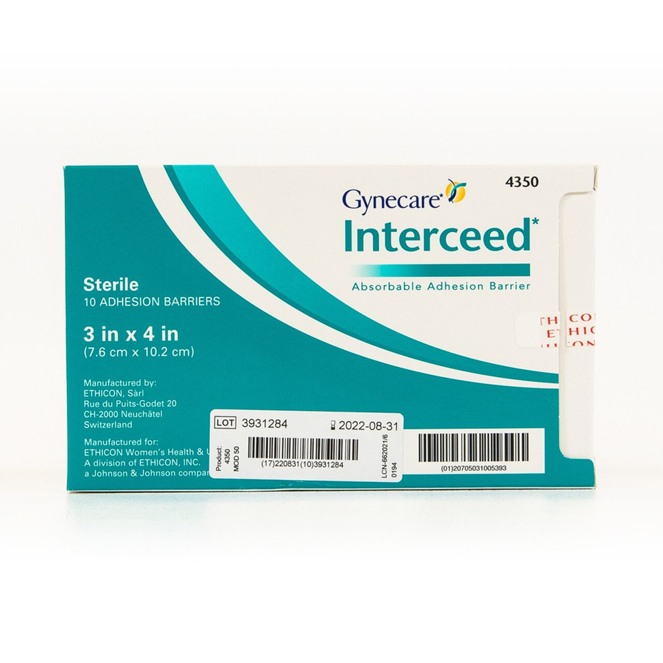 Gynecare 4350 - Interceed Absorbable Adhesion Barrier (3" x 4")