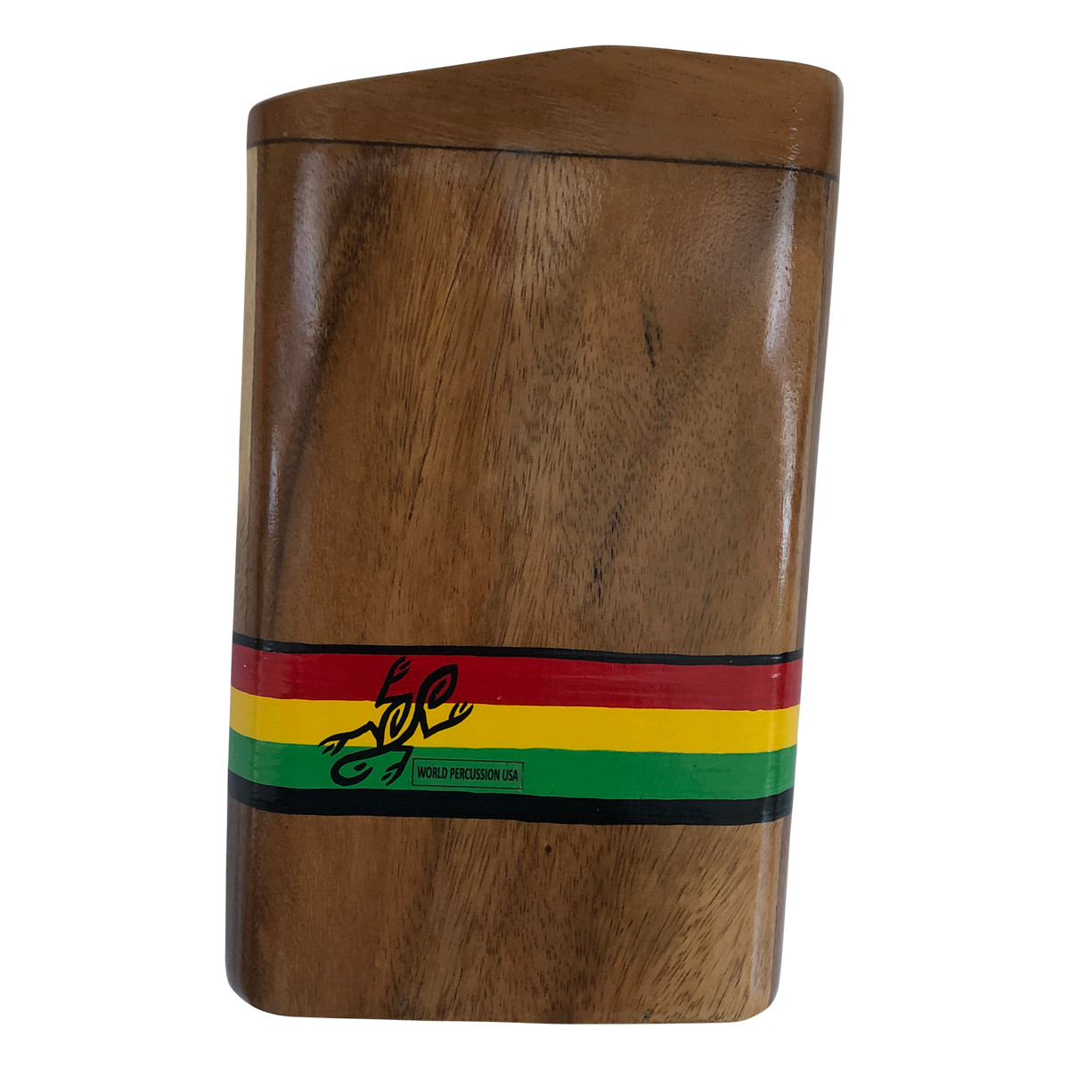 Hardwood Box Didgeridoo - Rasta Teak - Djembe Direct