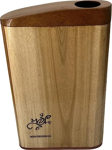 Hardwood Travel Box Didgeridoo - Natural Teak - Djembe Direct
