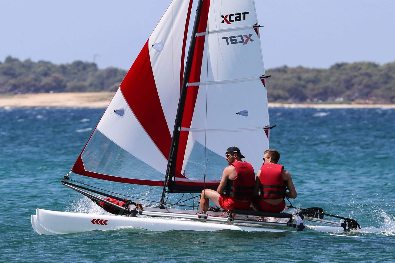 XCAT Sail Catamaran Multi Sport - Liquid Surf and Sail