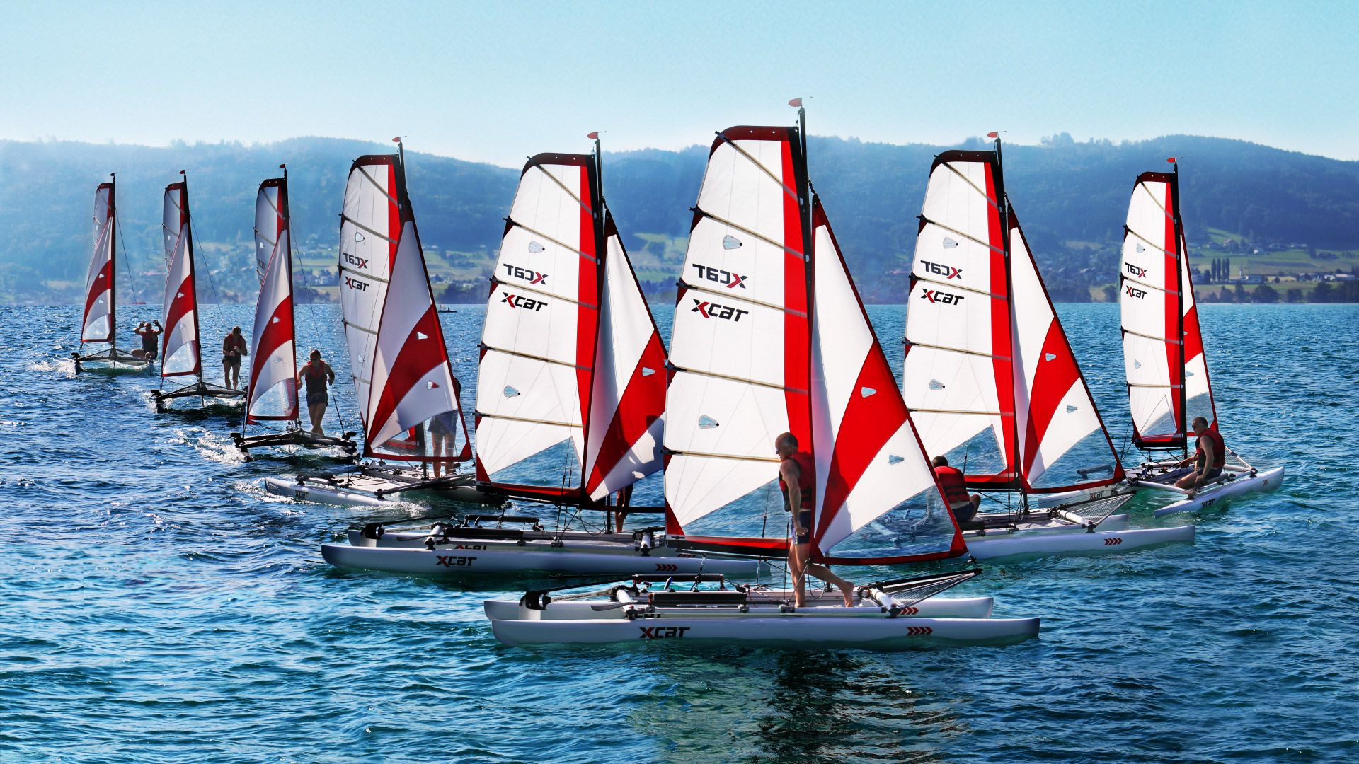 XCAT Sail Catamaran Multi Sport - Liquid Surf and Sail