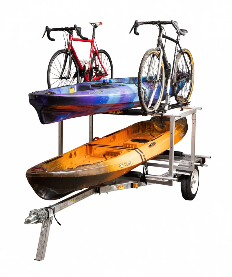 Multi-Sport Box Rack Trailer - Liquid Surf and Sail
