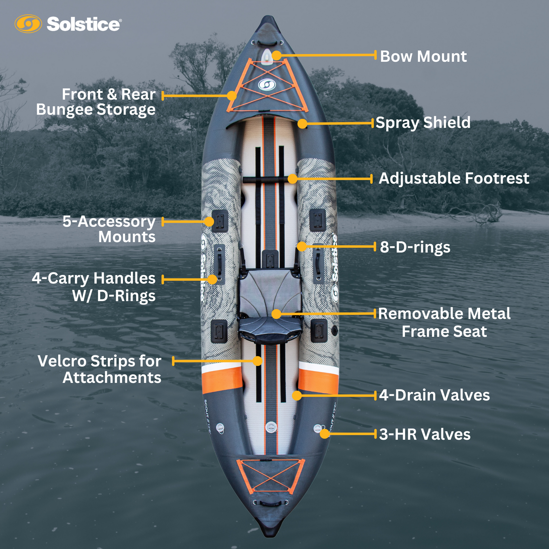 XTR130 High Capacity Fishing Kayak
