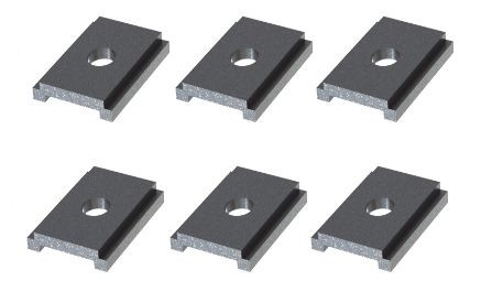 YakAttack FeelFree UniTrack Adapter - 6 Pack, Adapter Plate Only ...