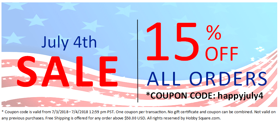 July 4th Sale - Hobby Square
