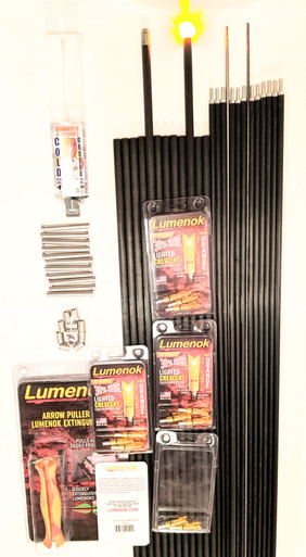 ULTIMATE CROSSBOW PACKAGE: 12 CROSSBOW LUMENOK MAMMOTH .2445 CAPTURE ...